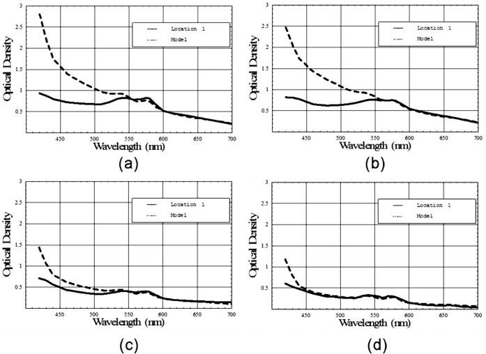 Diffuse spectral fundus reflectance measured using subretinally placed ...