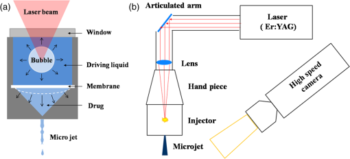Towards clinical use of a laser-induced microjet system aimed at ...