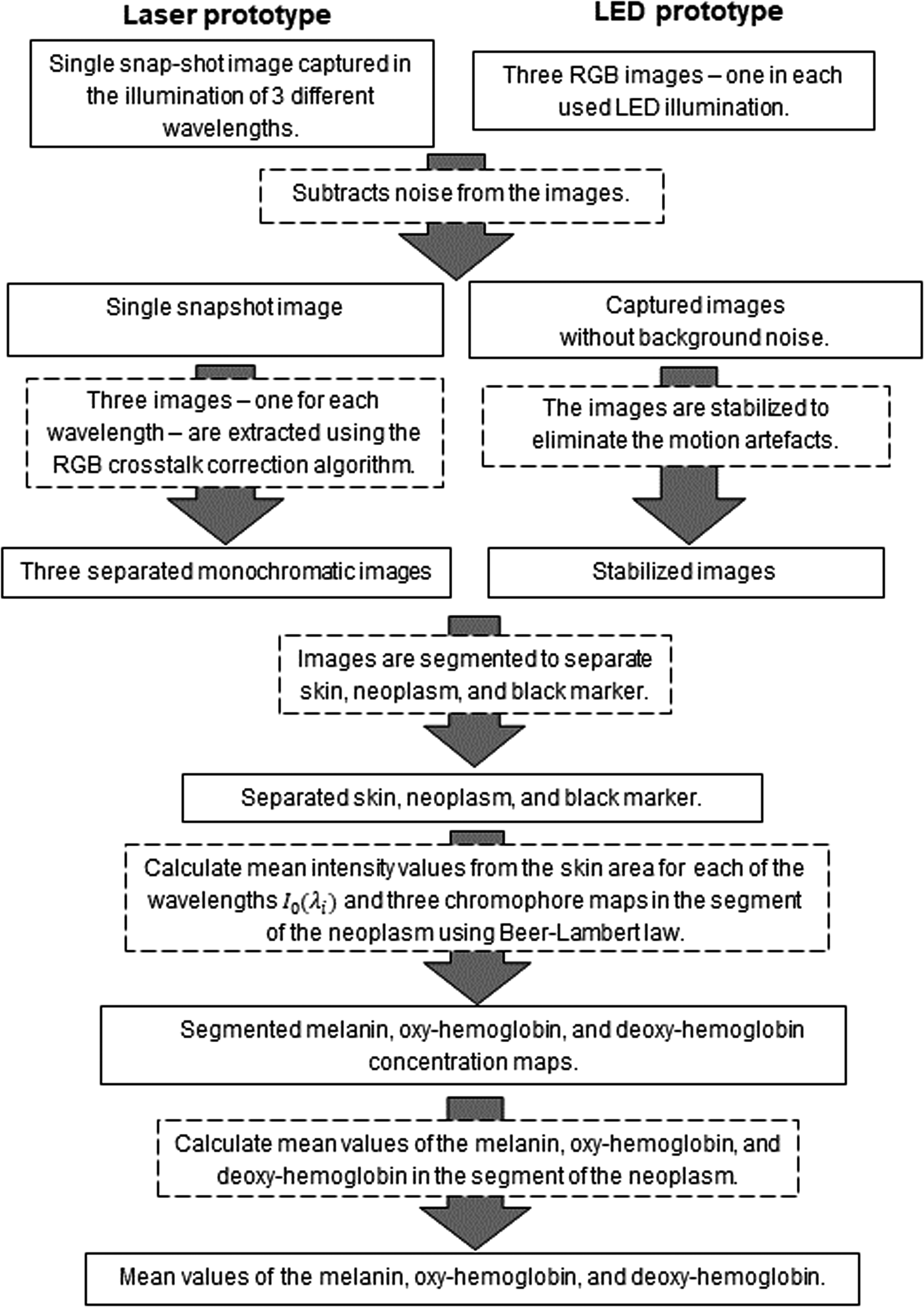 Skin chromophore mapping by smartphone RGB camera under spectral band ... Skin chromophore mapping by smartphone RGB camera under spectral band ...