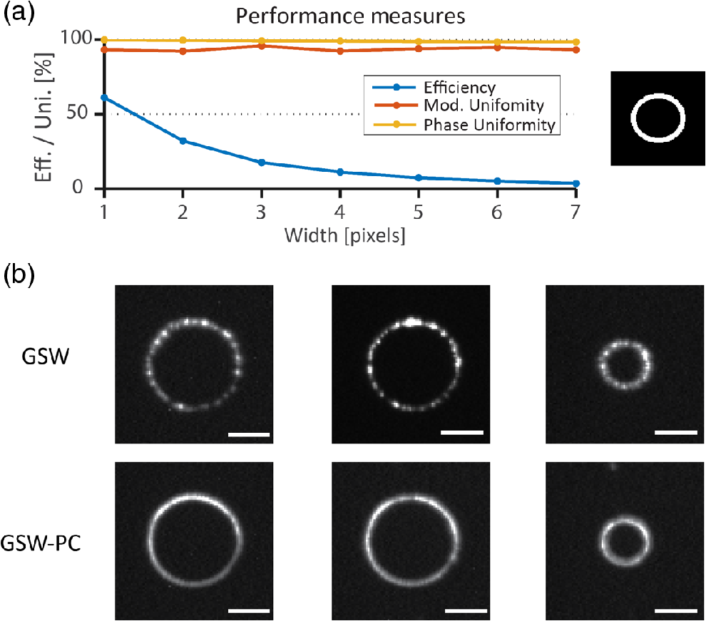 Phase-controlled, speckle-free holographic projection with applications ...