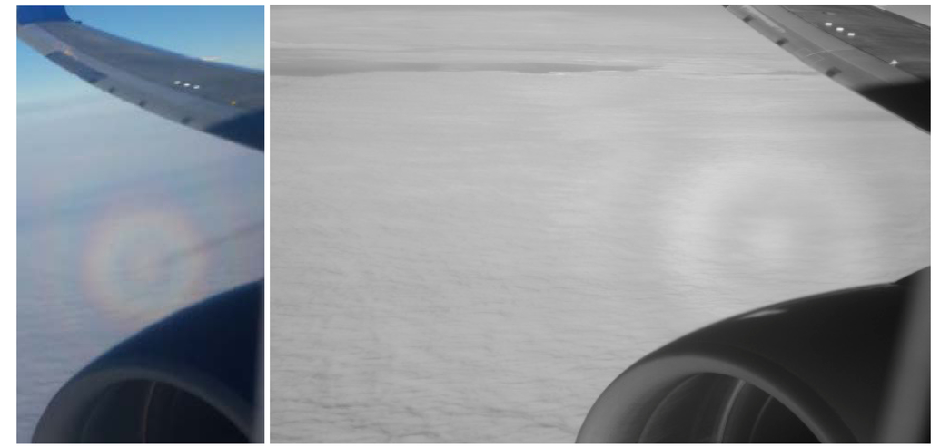 Near infrared photography of atmospheric optical phenomena